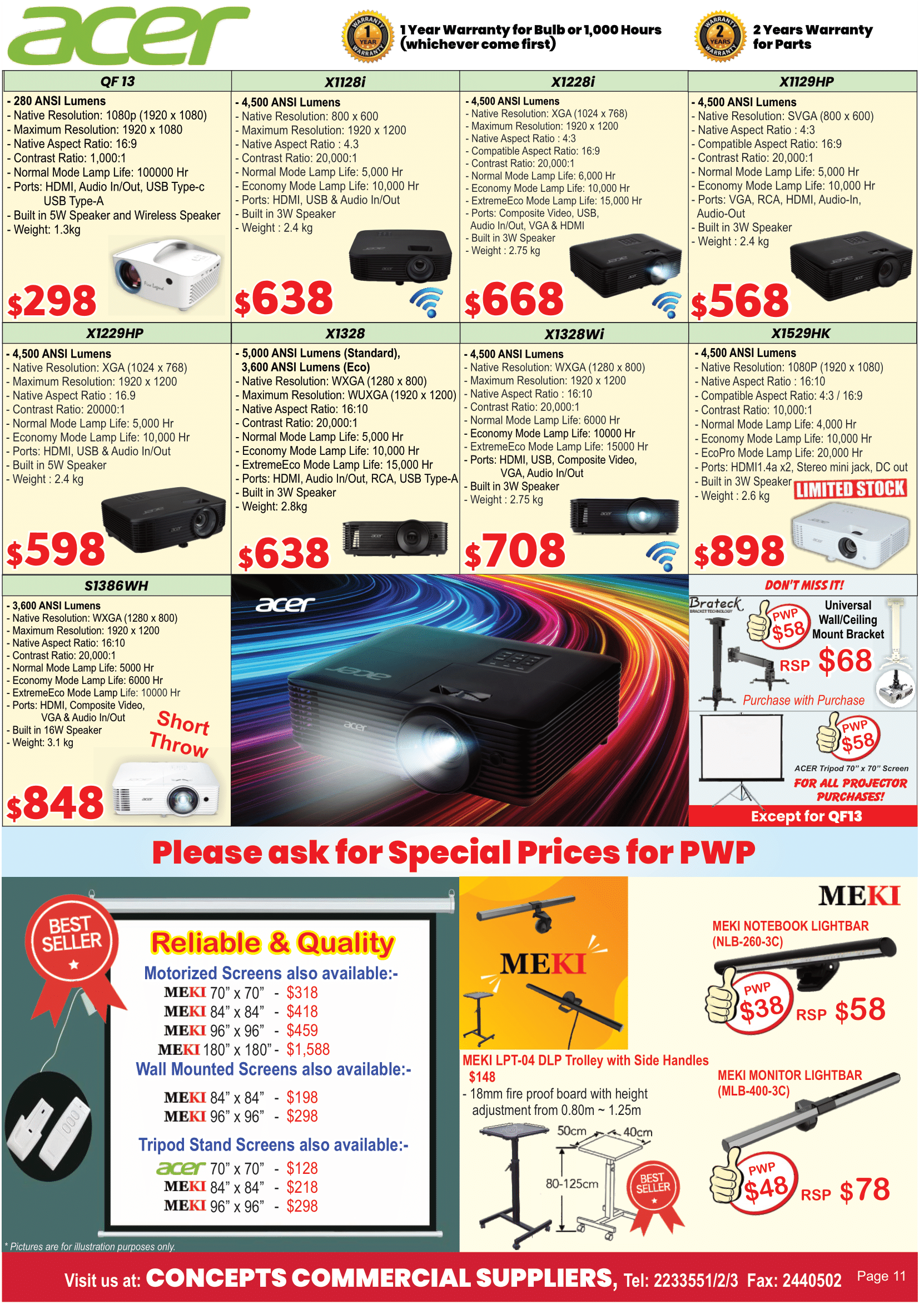 Projectors - Concepts Computer Brunei